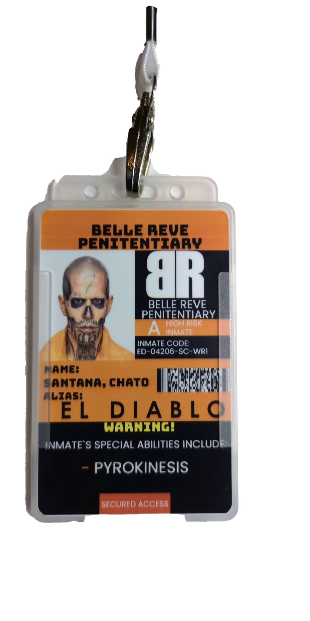 Belle Reve penitentiary 'suicide squad' inmate ID cards - NS DESIGN