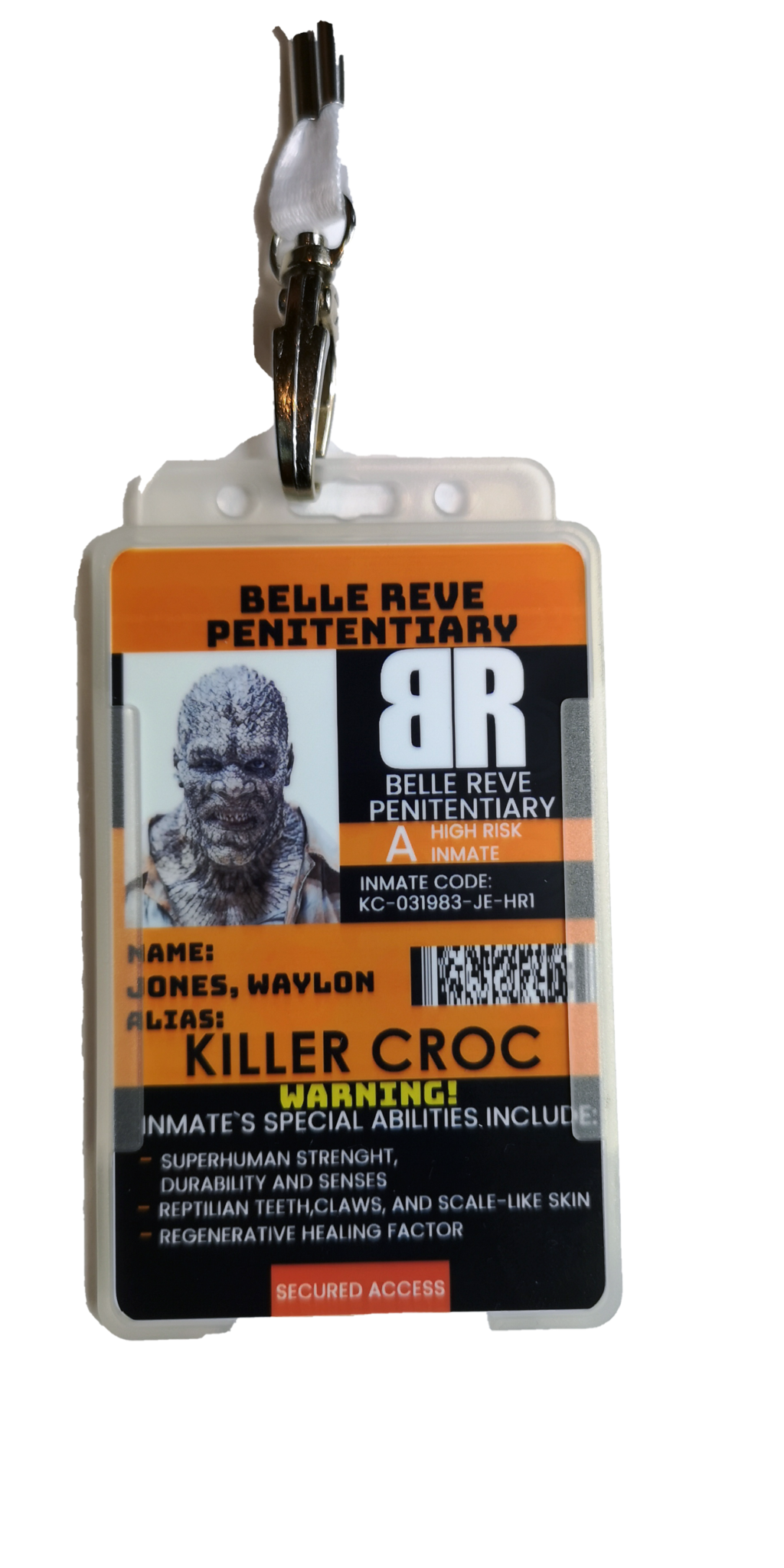 Belle Reve penitentiary 'suicide squad' inmate ID cards - NS DESIGN