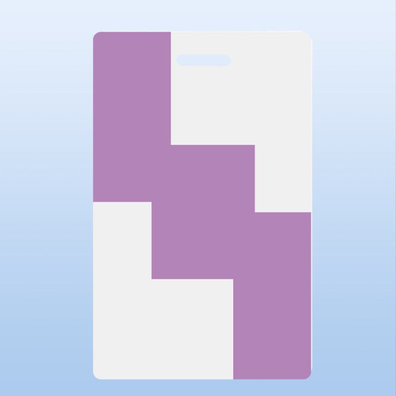 Custom Modern Corporate Employee ID Badge - NS DESIGN