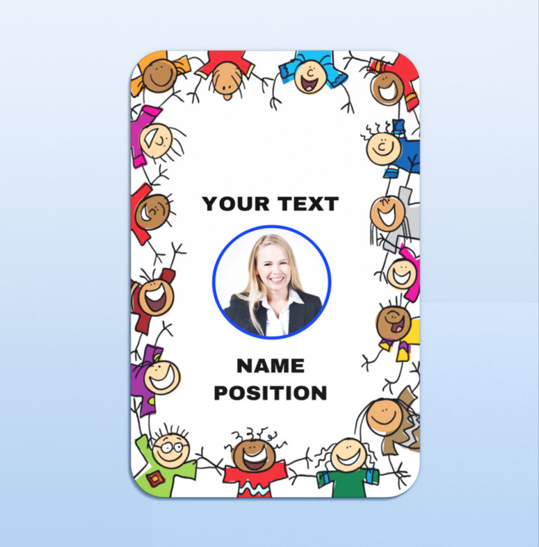 Teacher - Teacher Assistance ID Card - NS DESIGN