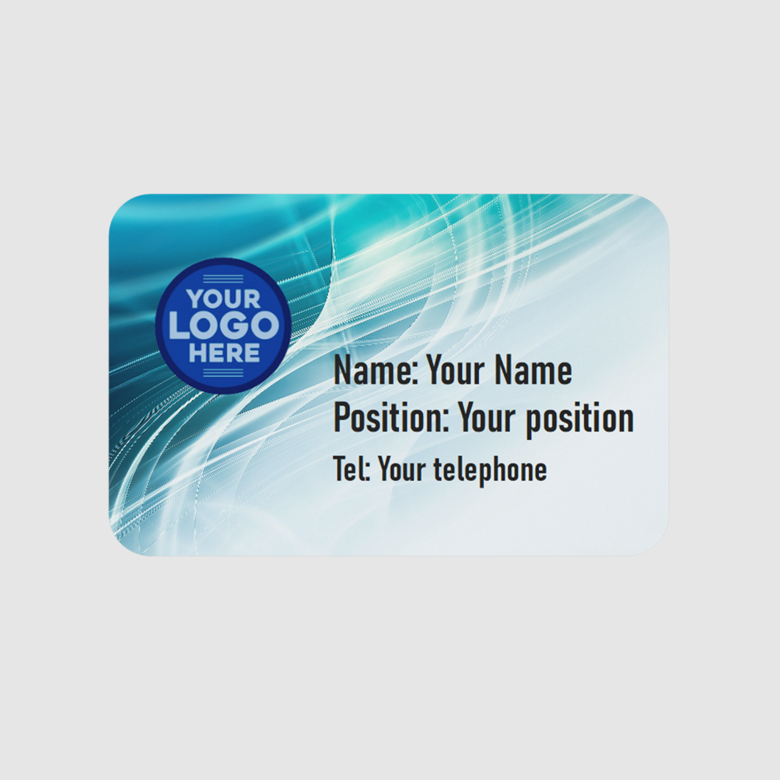 Staff ID Card IC10 Personalized Identification Card - NS DESIGN