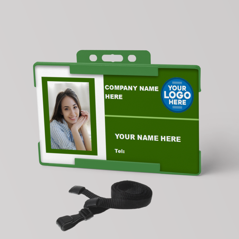 Staff ID Card curtain vector background - NS DESIGN