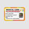 Autism ID Card - Personalized Autism Awareness Medical ID AS1 - NS DESIGN