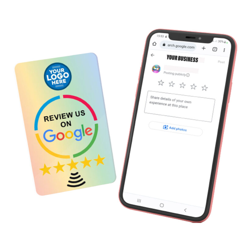 Google Review NFC Card - NS DESIGN Google Review NFC Card - NS DESIGN