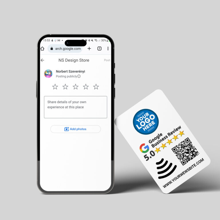 Google Review NFC Card - NS DESIGN