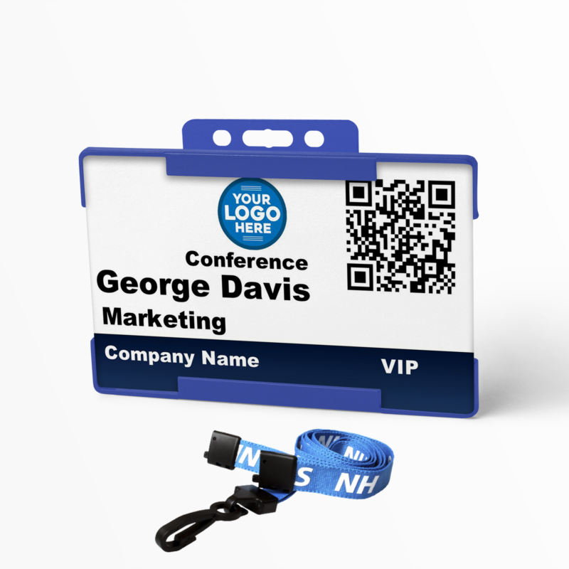 Detailed Personalized conference badge - NS DESIGN